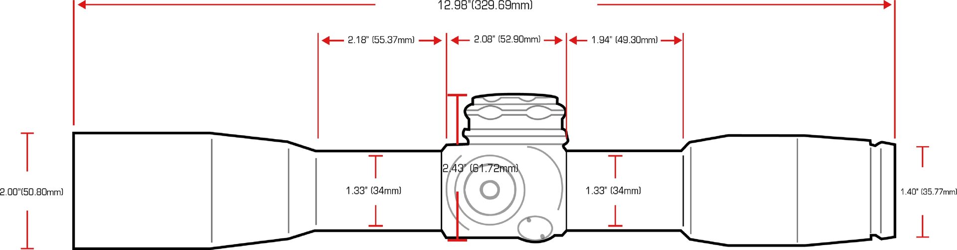 US Optics B-10 | Ammattilais- ja sotilastähtäimet | Metsästyskeskus